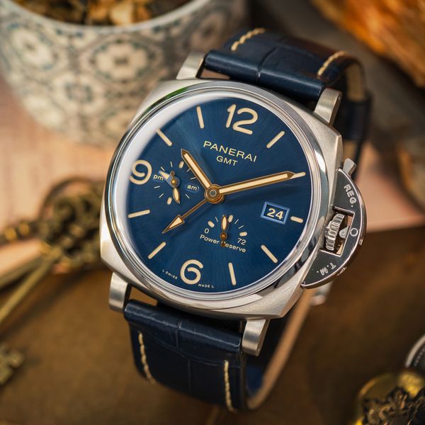 FSOT: Panerai Luminor Due GMT Blue Dial – BOX & PAPERS – PAM00964 ...
