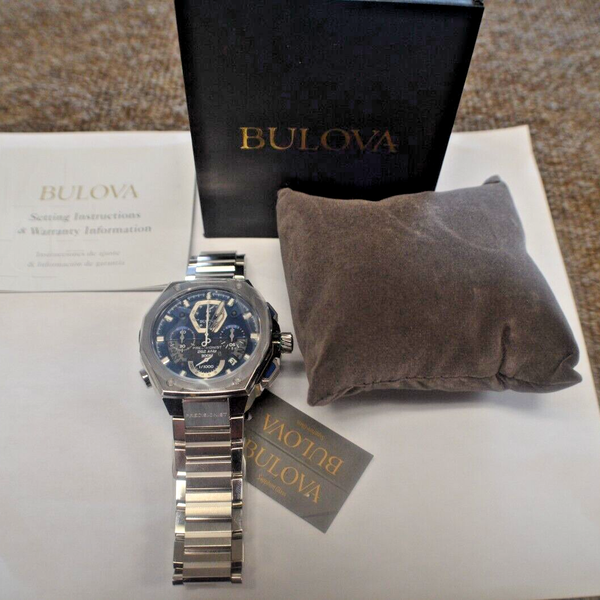 *NEW* Bulova Precisionist Chronograph Quartz Men's Watch 96B349 ...