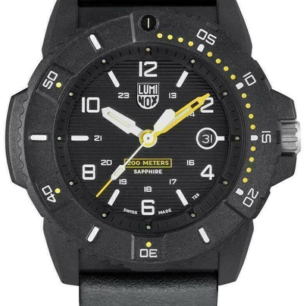 New Luminox Navy Seal 3600 CARBONOX Black Dial Rubber Band Men's Watch ...