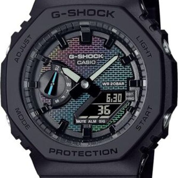 CASIO GA-2100RW-1AJF G-SHOCK brick pattern design Japan Import NEW 2024 ...