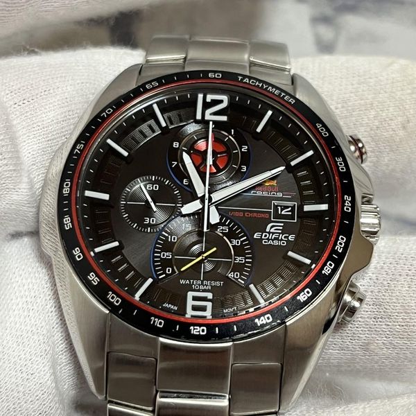 Casio Edifice Red Bull Racing Limited Edition Men's Watch Stainless ...