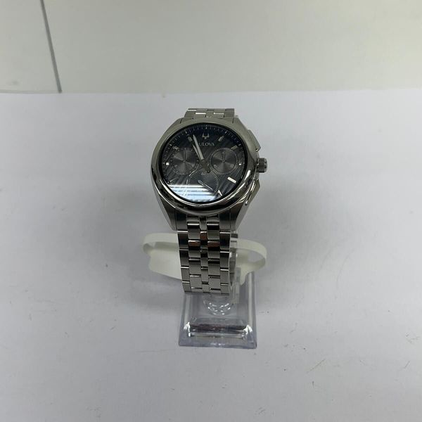 Bulova Stainless Steel Chronograph Mens Watch 96A186 - Pre-Owned ...