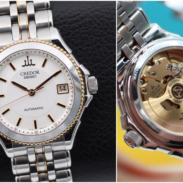 [WTS] Credor Automatic. Wave texture dial. Steel + 18K Gold ...