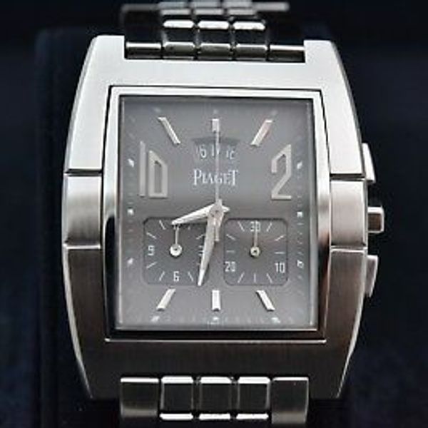 Piaget Upstream Chronograph 27150 stainless steel bracelet, with box ...