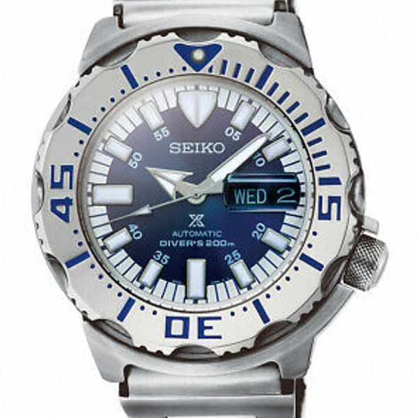 Seiko Prospex Royal Blue Monster Automatic Limited Edition Men's Watch ...