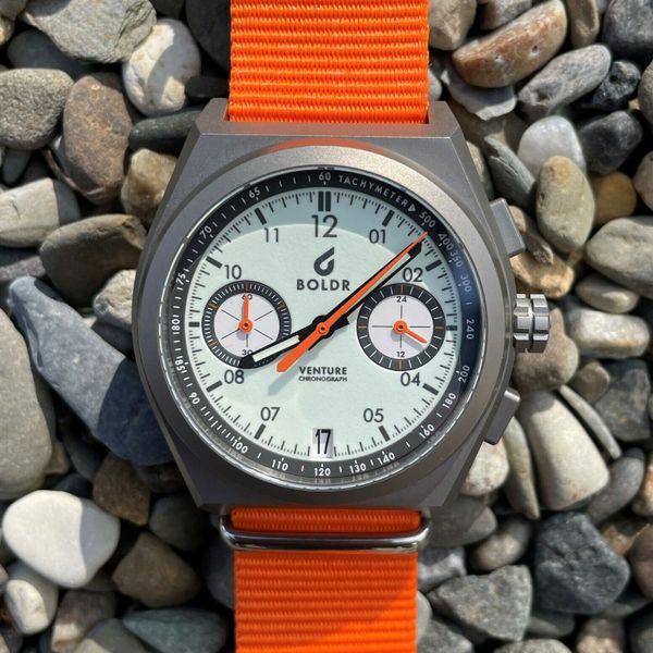 BOLDR Rally I Wells Chronograph MecaQuartz Titanium Watch Full Kit with ...