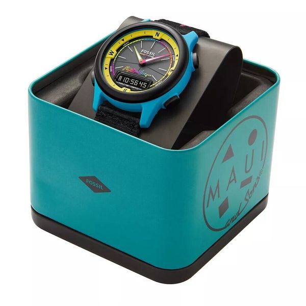 Maui and Sons x Fossil Solar Powered Ani-Digi Watch Limited Edition ...
