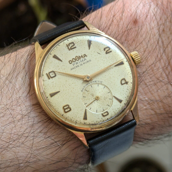 Mechanical Watch - DOGMA Prima Jumbo Second - AS-1130 - Rare - Working ...
