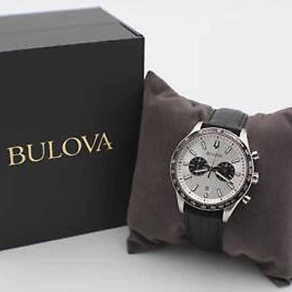 Bulova 98B389 Classic Stainless Steel Chronograph Quartz Wristwatch ...