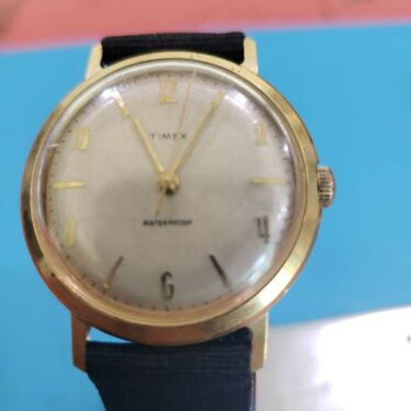 Vintage Timex Waterproof Mechanical Mens Watch. In running condition ...