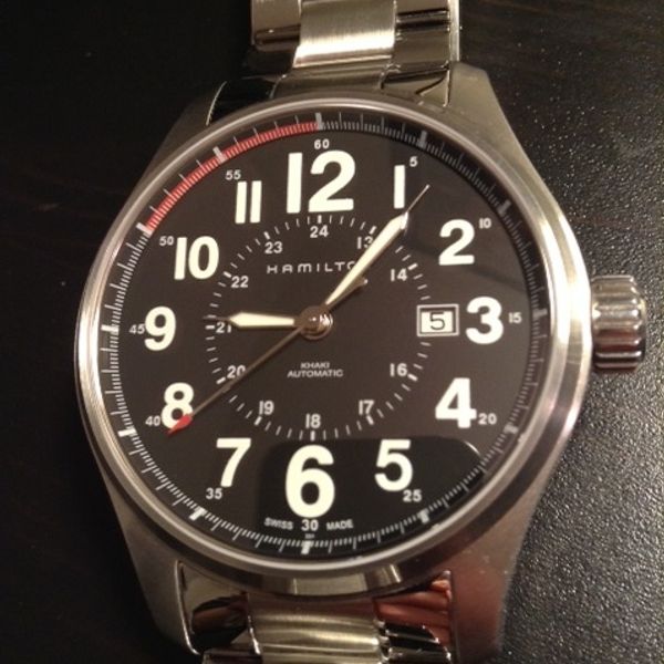 SOLD: FS: Hamilton Khaki Field Officer Auto 44mm + Hamilton bracelet ...