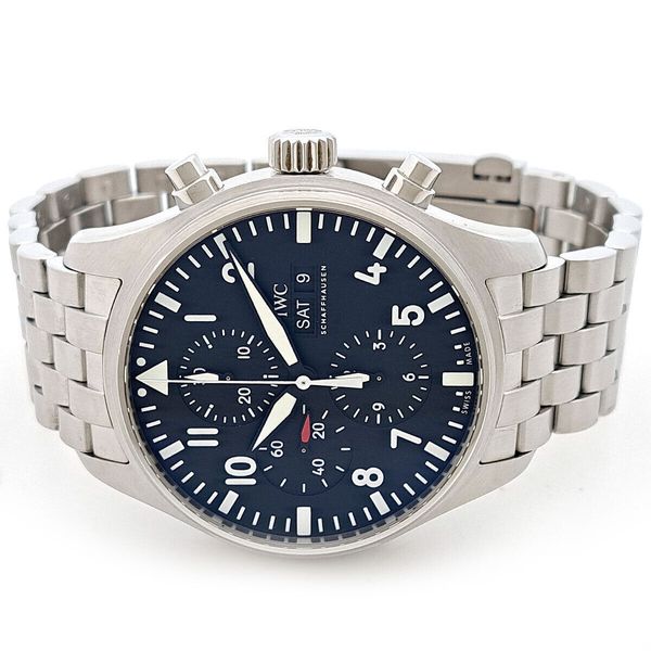 IWC IW377710 Pilot's Watch Chronograph Day Date Automatic Stainless ...