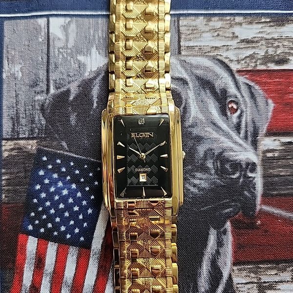 Vintage Elgin FG8014 Gold Men's Watch (Needs Battery) | WatchCharts ...