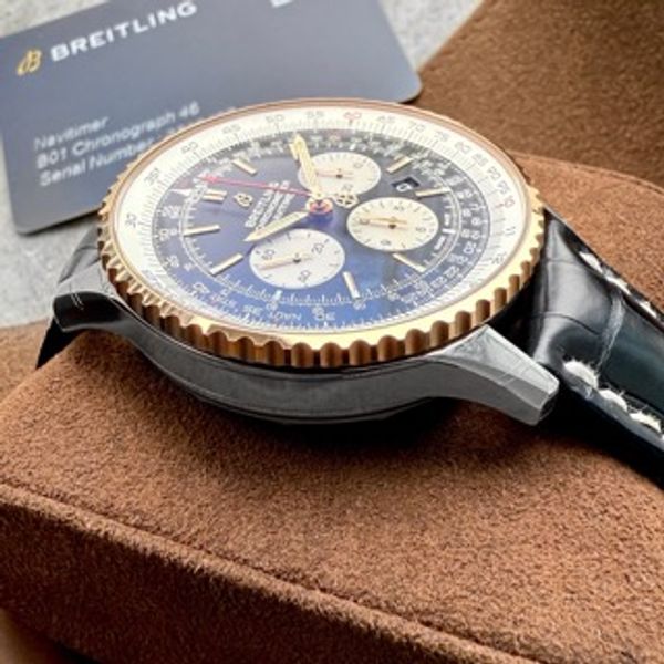 Breitling 46mm Navitimer B01 Automatic UB0127 Box Papers - With ...