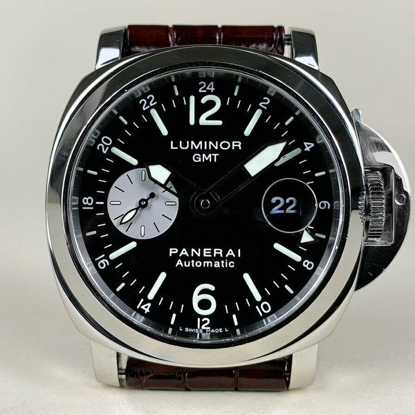 2002 Panerai PAM00088 PAM 88 Luminor GMT Automatic Acciaio Watch in ...