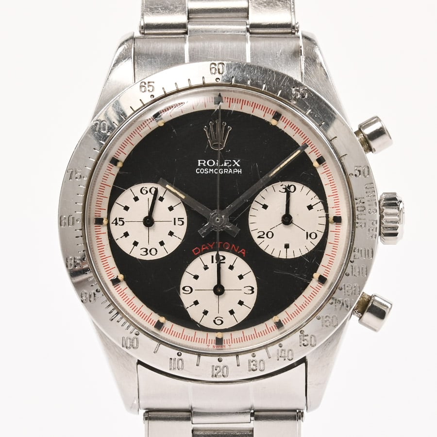 [Vintage] Rolex Daytona Paul Newman Watch 6239 No. 1 Black/White Men's ...