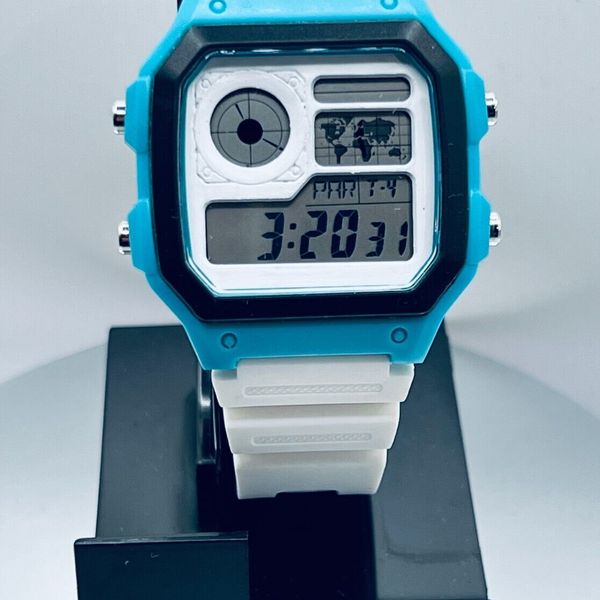 Custom Casio 'BubbleGum' Royale AE1200 Modded Casio Watch AE-1200WHD ...