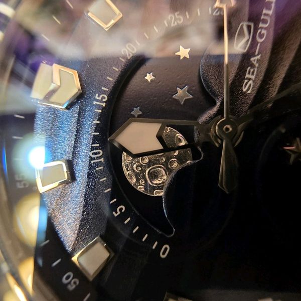 Seagull Ocean Star Pro Moon Phase Dive Watch | WatchCharts Marketplace
