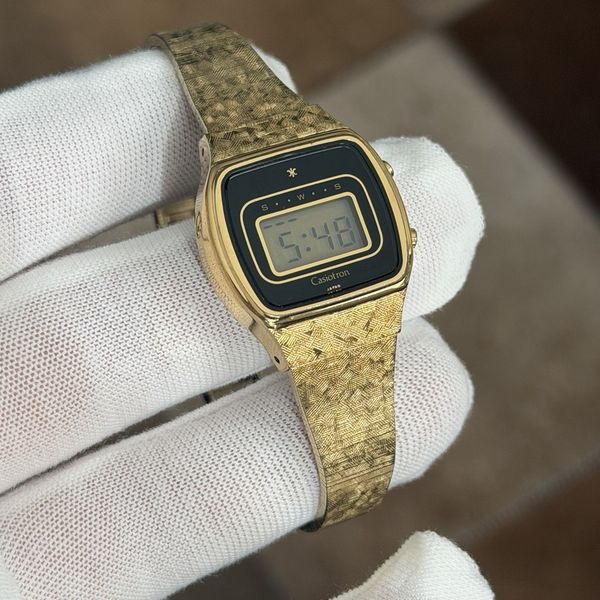 NOS Rare Vintage Casio Casiotron 29CGL-24 Ladies Digital Bracelet Watch ...