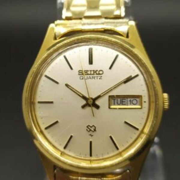 Vintage Seiko SQ 6923-7009 Gold Tone Men's Quartz Watch | WatchCharts Marketplace