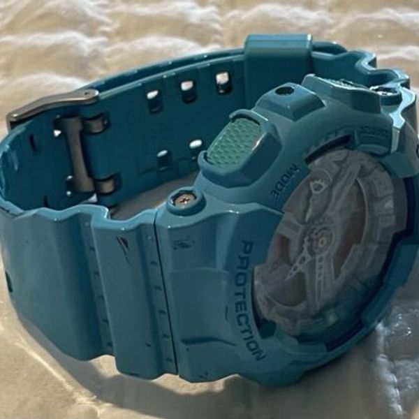 Casio G-Shock Watch GA-110B Hyper Colors Blue | WatchCharts Marketplace