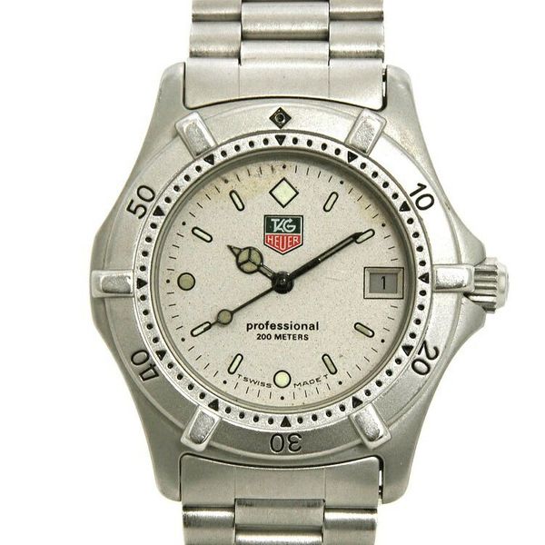 TAG Heuer Professional Silver 2000 Series 962.213 Retro Heuer Vintage ...