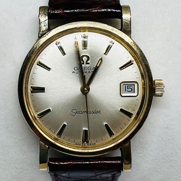 Vintage Gold Filled Omega Seamaster Automatic 33mm Men's Watch Omega ...