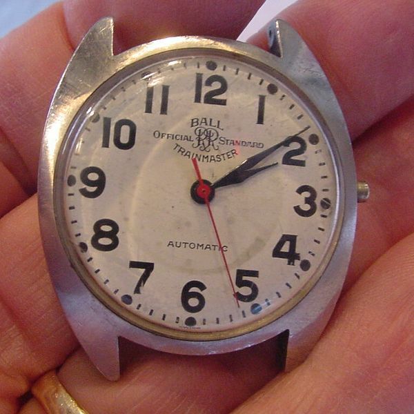 SCARCE BALL TRAINMASTER AUTOMATIC 25J MOVEMENT ETA Cal 2632 NO RESERVE ...