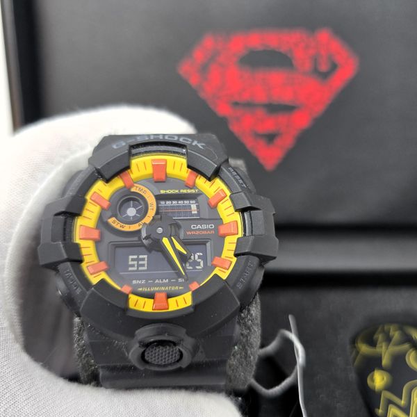 [WTS] Casio G-Shock GA-700BY Superman Burning Sun | WatchCharts Marketplace
