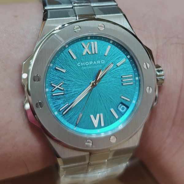 Chopard Alpine Eagle Maritime dial | WatchCharts Marketplace