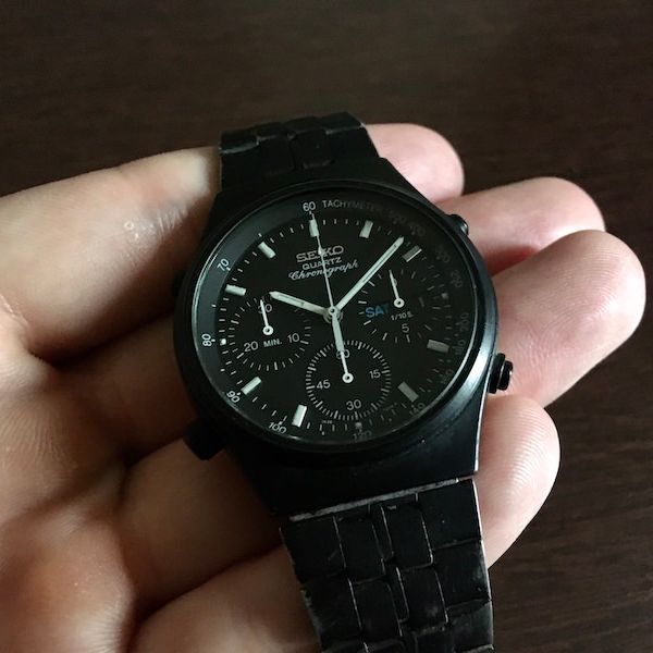 FS - Seiko 7a38-7295 Quartz Chronograph with tachymeter scale "Porsche ...