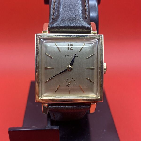 Hamilton Vintage 1957, 10k G.F. Case, 22 Jewel- 770 Caliber Running ...