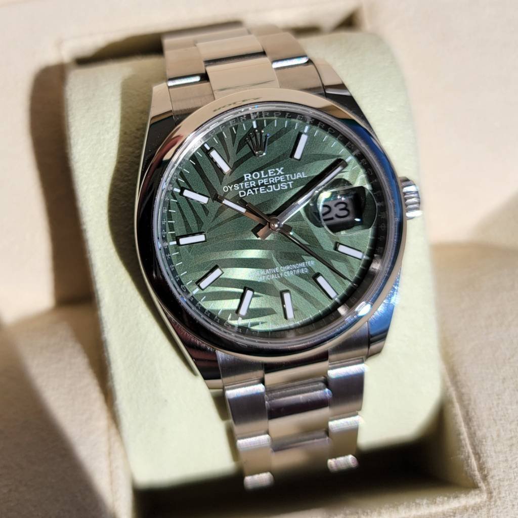 Rolex Palm Dial Datejust, Root Beer GMT, Green Dial Day-Date, 40mm ...