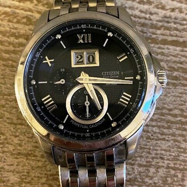 CITIZEN CALIBRE 3100 ECO DRIVE E310-S045282 MEN'S PERPETUAL WATCH WR100 ...