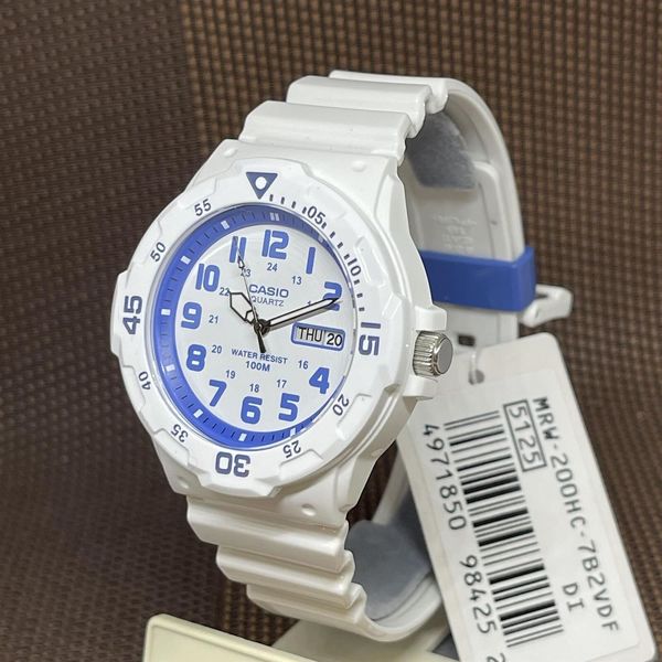 Casio MRW-200HC-7B2 Analog White Resin White Dial Diver Design Sport Men's Watch | WatchCharts ...