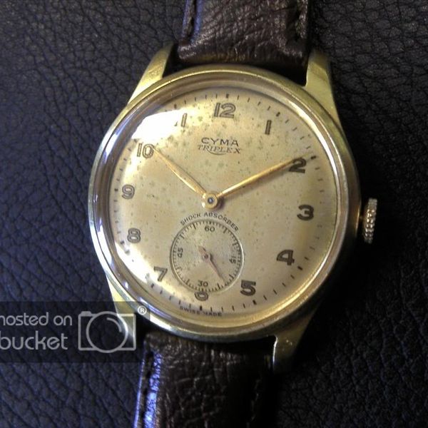 FS: Vintage Cyma Triplex Wristwatch $90 | WatchCharts Marketplace