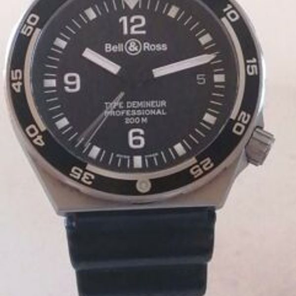 Bell & Ross Type Marine Professional 200m Mens Dive Watch Quartz - 39.5 ...