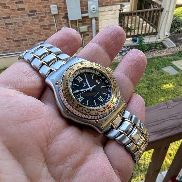 [WTS] Ebel Voyager World Time 18K and SS | WatchCharts Marketplace
