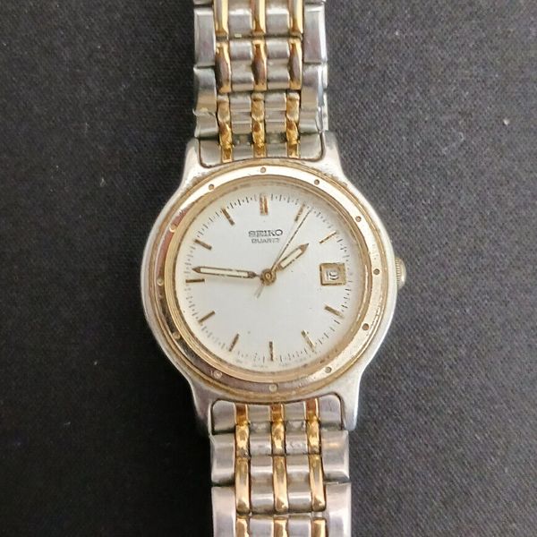 Seiko 7N82-0131 Womens Quartz Day Date Watch - New Battery - Read ...