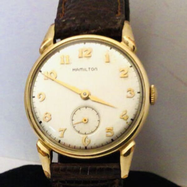 Vintage Hamilton Neilsen Cal. 747, 17J, Circa.1947, 10k G. F. Case ...