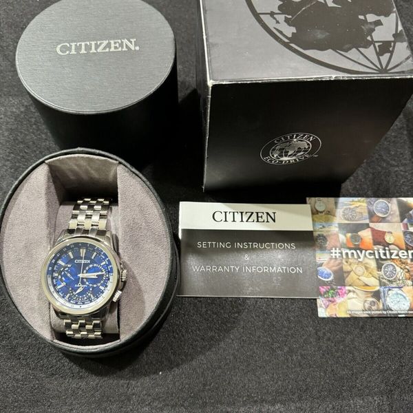 citizen eco-drive mens blue face watch, Brand New In Perfect Condition ...