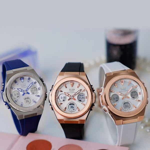 CASIO MSG-W600G-7AJF Watch BABY-G Radio Solar Ladies White Analog ...