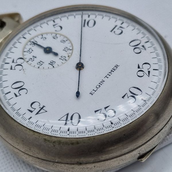 ELGIN TIMER STOPPUHR Vintage USA [ 50MM] Pocket Watch Stopwatch Vintage ...