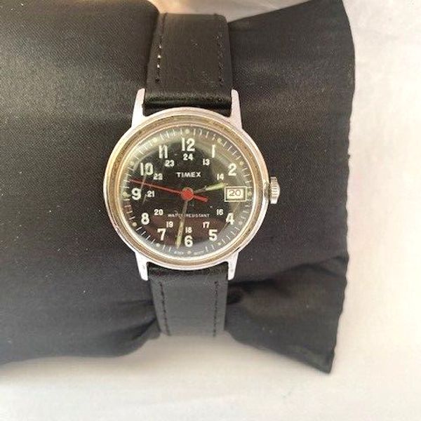 Timex Unisex Mechanical Winding Vintage Arabic Figure Dial Calendar ...