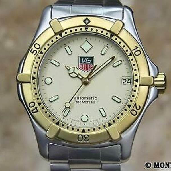 Tag Heuer 2000 Mid Size Ref 665 713F Automatic Swiss Made Sports Watch ...