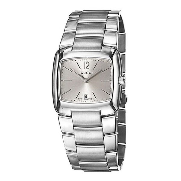 Orologio Gucci 8500M quadrante argento quarzo + scatola originale ...