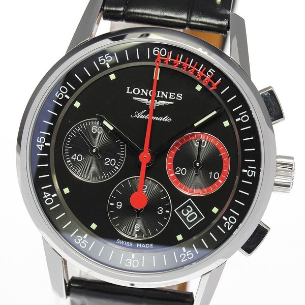 Good product ★ Box with warranty [LONGINES] Longines Heritage ...