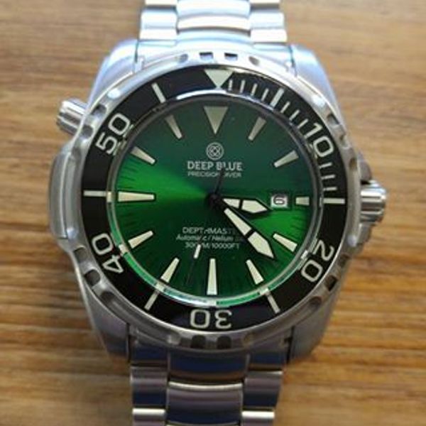 Rare Deep Blue Depth Master 3000 Diver Automatic | WatchCharts Marketplace