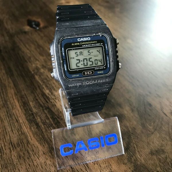 Vintage 1987 Casio DW-240 HD "Heavy Duty" 200M Digital Diver Watch ...