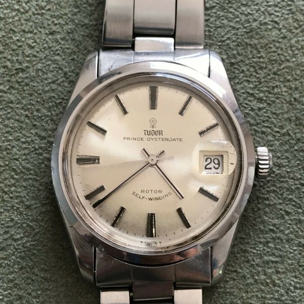TUDOR PRINCE OYSTERDATE 7966 with Original Rolex 7835 Bracelet and ...